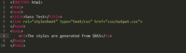 Compile a Sass file to Css and run by linking it with Html pages - Openweb Solutions Blog
